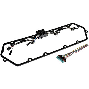 Dorman 615-201 Engine Valve Cover Gasket Compatible with Select Ford / IC Corporation / International Models , Black, Left, Right
