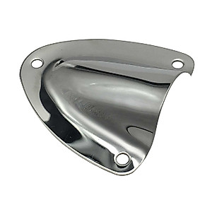 Norsea-Stainless Steel Clam Shell Vent, Wire Cable Cover, Outlet,Cap, Clamshell -One Piece Structure and Streamlined Design for Boats, RVs and Outdoor Application -Pack of 2 PCS