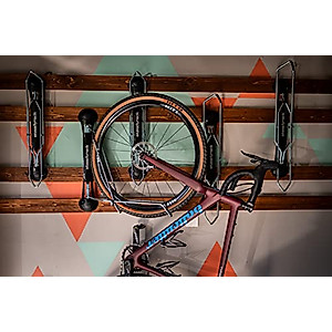 Steadyrack Bike Racks - Classic Rack - Wall Mounted Bike Rack Storage Solution for your Home, Garage, or Bike Park