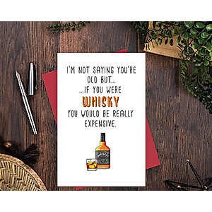 Kirynurd Funny Birthday Card for Older, 50th 60th 70th 80th 90th Birthday Card, Cute Birthday Card for Dad Friend Family Member