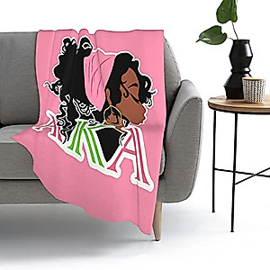 Throw Blanket Flannel Fleece Microfiber Fuzzy Flannel Blanket Soft, Warm, Lightweight 50" X 40"