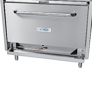 KoolMore KM-CR36-LP 36 in. 6 Burner Commercial Liquid Propane Range with Oven