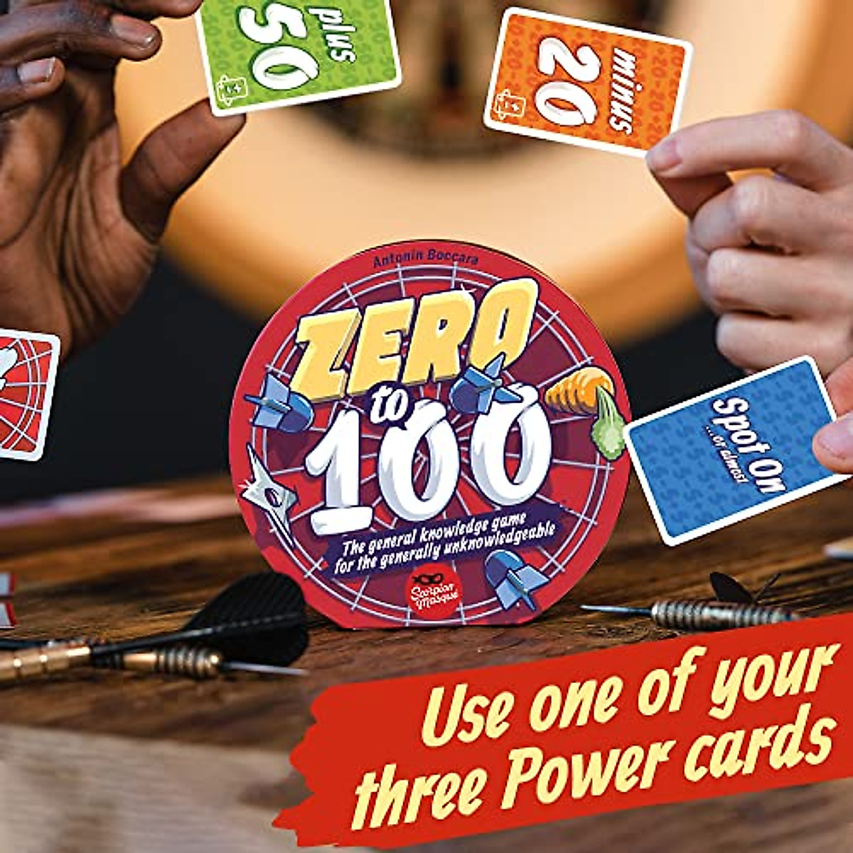 Scorpion Masqué Zero to 100 | Party Trivia Game | Fun Family Game | Travel Games| 2 to 12 Players | 15 Minutes