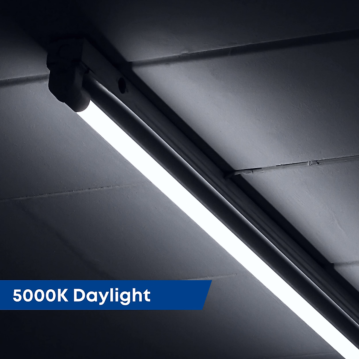 Feit Electric LED 4ft Bulbs T8, 32 Watt Equivalent, Type A Tube Light, Plug & Play, T8 LED Tubes, LED Fluorescent Replacement, Frosted, T848/850/LEDG2/2/5, Daylight, 10 Pack