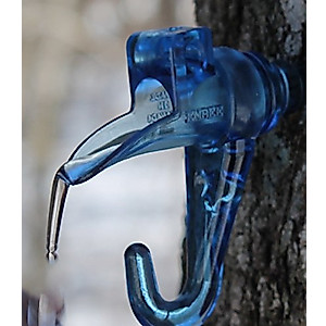 Maple Syrup Tapping Kit - Plastic Bucket, Bucket Lid, and Maple Sap Tapping 5/16" Tree Saver Spile/Spout - (Pack of 2)