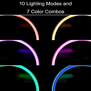 Extended RGB Mouse Pad Mat, rnairni Large Office Table Desk Mat Gaming Lighting Led Mousepad for PC Computer Keyboard Waterproof Anti-Slip Ultra Thin 4mm - 31.5'' x 15.7' (World Map)