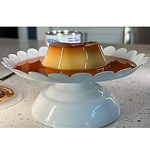 GTR SOURCE Oven Safe Large Plastic Bain-Marie baking containers - Pudding/Flan - Not Reusable - 500mL/ 16oz (Pack of 6)., Clear, pudim04