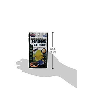 HIKARI Seaweed Extreme Floating Seaweed Rich Pellets for Smaller Marine Herbivores 1.58oz (45g)