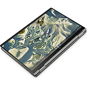 HP Chromebook x360 14c-cc0020ca 14" HD Touchscreen IPS Backlit, Intel Core i5-1135G7, 8GB RAM, 256GB SSD, with French Canadian Keyboard Mineral Silver, ChromeOS (Renewed)