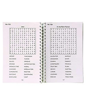 Large Print Word Search Puzzles: Over 200 Puzzles for Adults to Complete with Solutions - Include Spiral Bound / Lay Flat Design and Large to Extra-Large Font for Word Finds (Brain Busters)