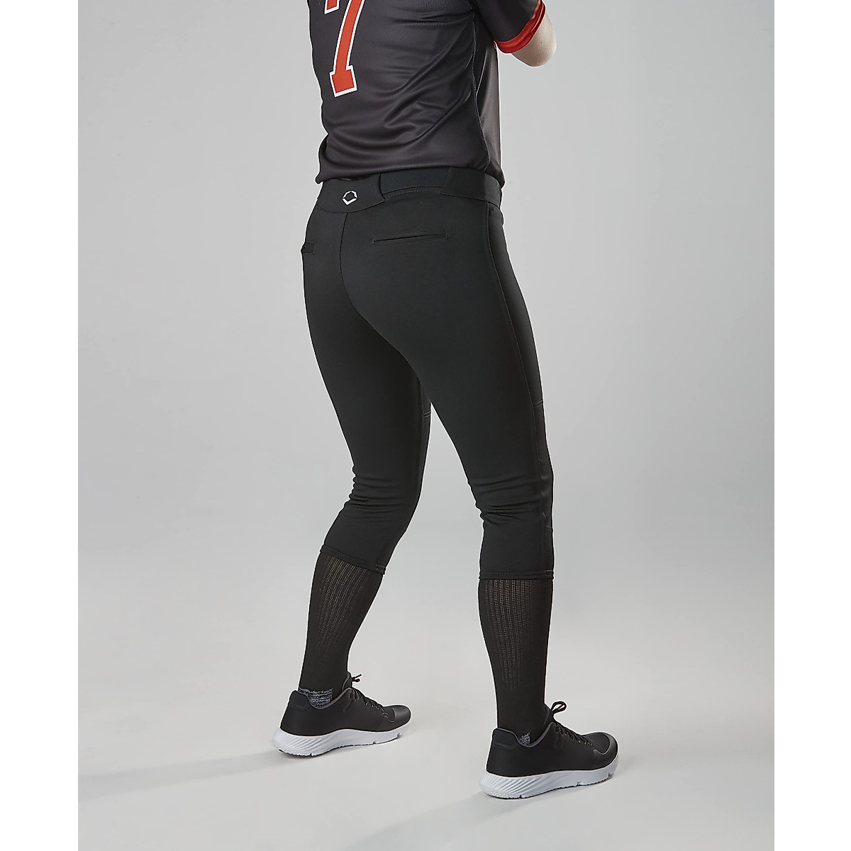 EvoShield Women's Standard Standout Fastpitch High Rise Pant, Black, Small