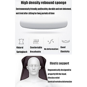 FrYsky Home Office Desk Chairs, Swivel Chair Light Luxury Leather Office Computer Executive Office Comfortable Height-Adjustable Swivel Chair (Color : Dark Brown)