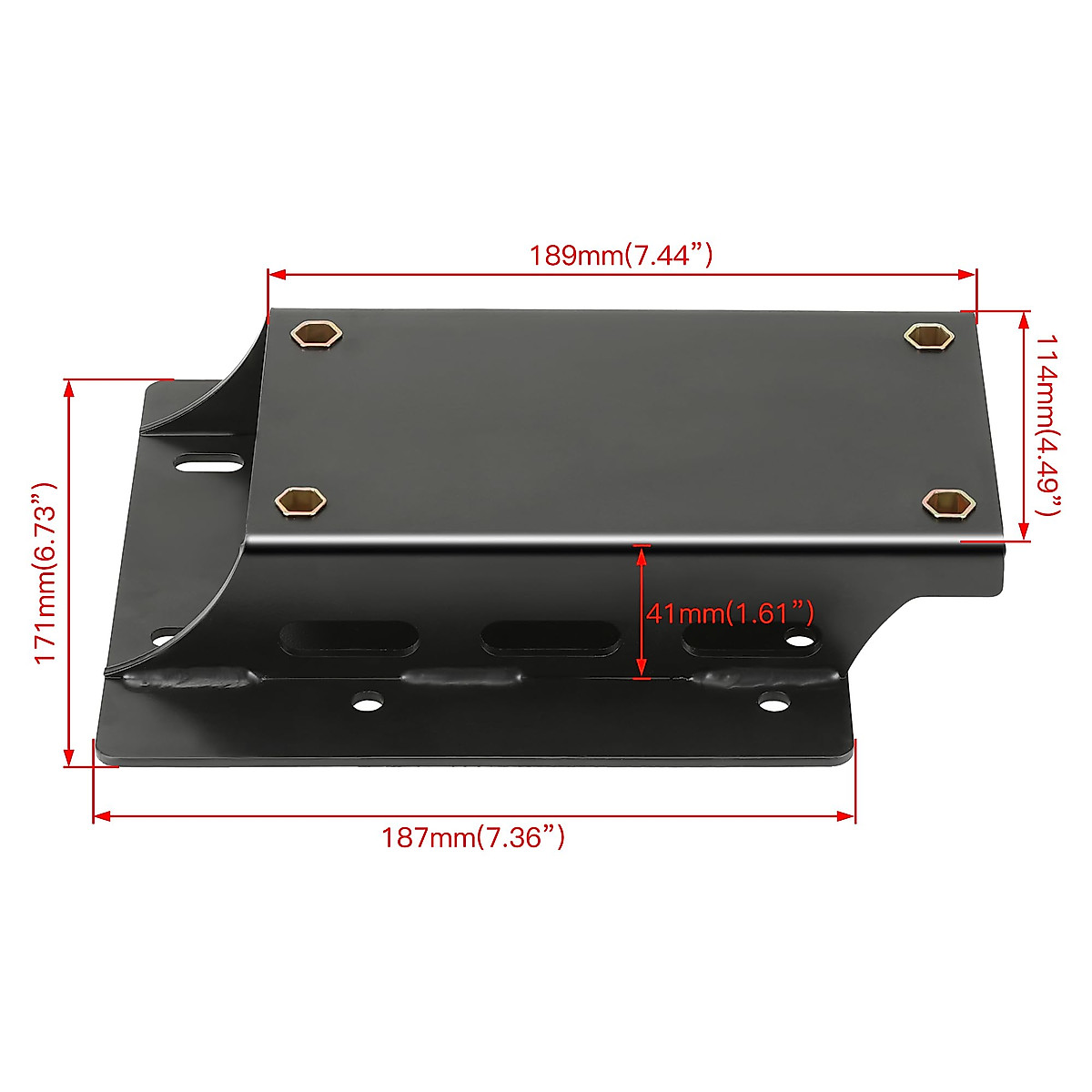 YOXUFA Torque Converter Motor Engine Riser Plate Kit Replacement for Predator 212cc 224cc 196cc 6.5hp Coleman CT200U BT200X Baja Warrior Massimo MB200 GX160 GX200 Engine Mini Bike Go Kart Parts