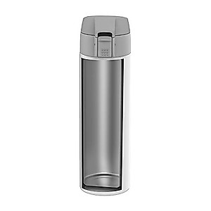 ZWILLING Thermo Travel Bottle, 15.2 oz, Silver-White