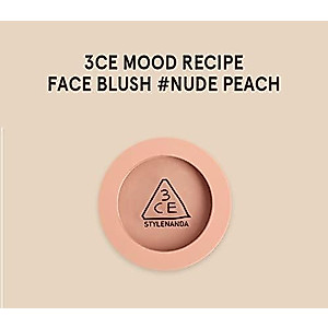 3CE NEW Mood Recipe Face Blush Style Nanda 3 Concept Eyes (Season 2) (Nude Peach)