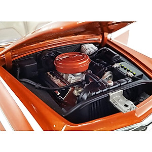 1956 Chrysler New Yorker St. Regis Copper Met. w/White & Copper Interior Ltd Ed to 198 pcs 1/18 Diecast Model Car by Acme A1809009