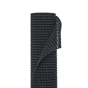 Con-Tact Brand Grip-N-Stick Durable Self-Adhesive Non-Slip Shelf and Drawer Liner, 18" x 4', Black