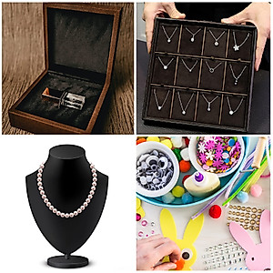 12 Sheets Self Adhesive Felt Sheets, 7.9x11.8inch Sticky Back Felt Sheets for Crafts Felt Drawer Liner for Jewelry Box Drawer DIY Crafts (Black)