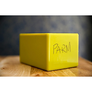 CapaBunga Cheese Vault with Divider - Reusable Artisan Cheese Storage Container for Fridge - Food Grade Silicone Cheese Container 6x4x3.5” - Cheese Keeper for Refrigerator - Butter Cheese Holder