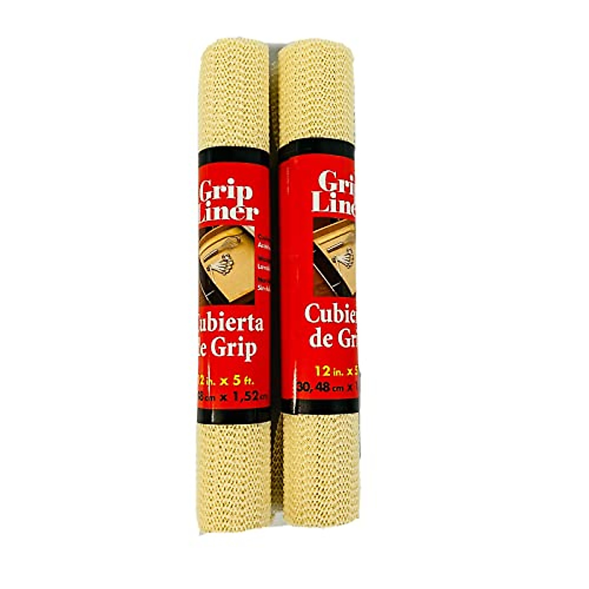 Foam Mesh Grip Shelf/Drawer Liner Mat Glass Mat or Rug Pad Liner Cut to Size 2-Pack, Choose Your Color (White)