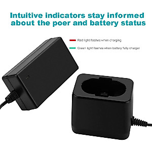 Exmate 18V 3.5Ah Ni-MH Battery with 1.2-18V Charger Compatible with Bosch BAT181 BAT025 BAT026 BAT160 BAT180 BAT189 PSR 18 VE-2 GSR VE-2 GSB 18 VE-2 2607335277 13618 22618 23618 1644K 1662B 3860CK