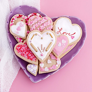 Cookie Cutter Kingdom, Easter Cookie Cutters, Spring Cookie Cutters Shape, Mold for Cakes Biscuits and Sandwiches (Easter) (Heart 9 Pack)