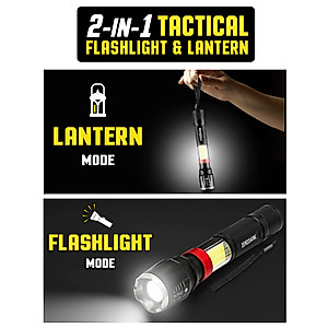 ZeroDark Flashlights Headlamp Lantern 3-Piece Set, Flashlight + Head Lamp + Camping Lantern Battery Powered LED High Lumens Camping Lights flashlights for Emergencies