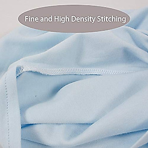 Belsden Jersey Cotton Soft Toddler Pillowcase, 2 Pack Travel Pillow Case with Envelope Closure, 14.5x20in, Breathable Moisture Wicking Pillow Covers Fit Small Pillows up to 14x19in, Lt Blue