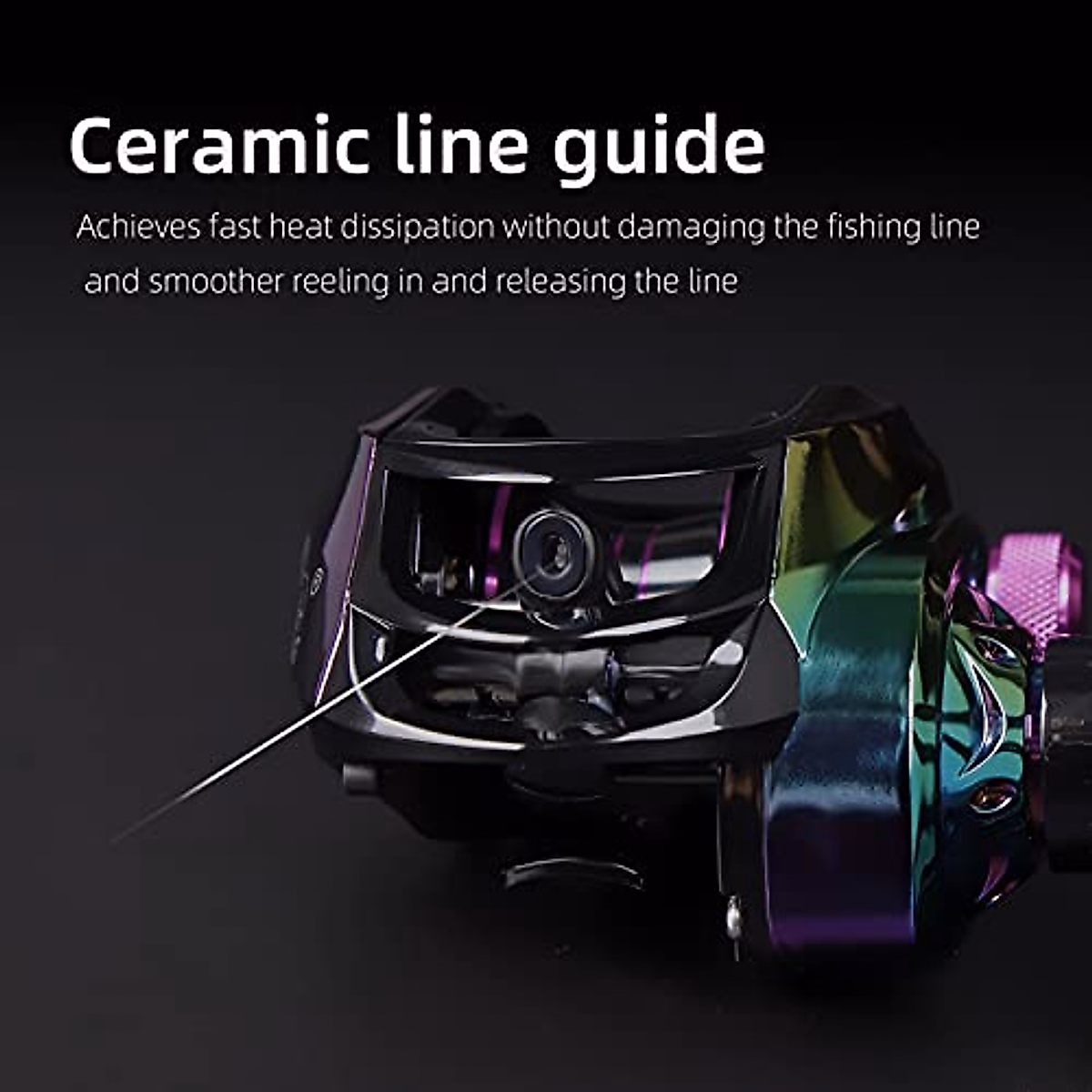 ANGLERDREAM Baitcasting Reel Left Hand 7.2:1 Gear Ratio High Speed Smooth Baitcast Fishing Reel Lightweight Baitcasters 9+1 Shielded Bearings 10 Level Magnetic Brake System Double Handle Casting Reels