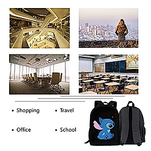 GCNqat Laptop Backpack 17 Inch Bookbag Large Capacity Daypack for Men Women Teens Hiking Camping