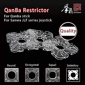 SZJLMKJ Qanba Replacement Restrictor Plate Octagonal Restrictor Gate forSanwa Seimitsu Joystick