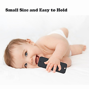 Silicone Baby Teething Toy, Small Remote Control Shape for Little Hand, Soft Chew Toy, Teether Sensory Toy for 3 Months+ Toddlers