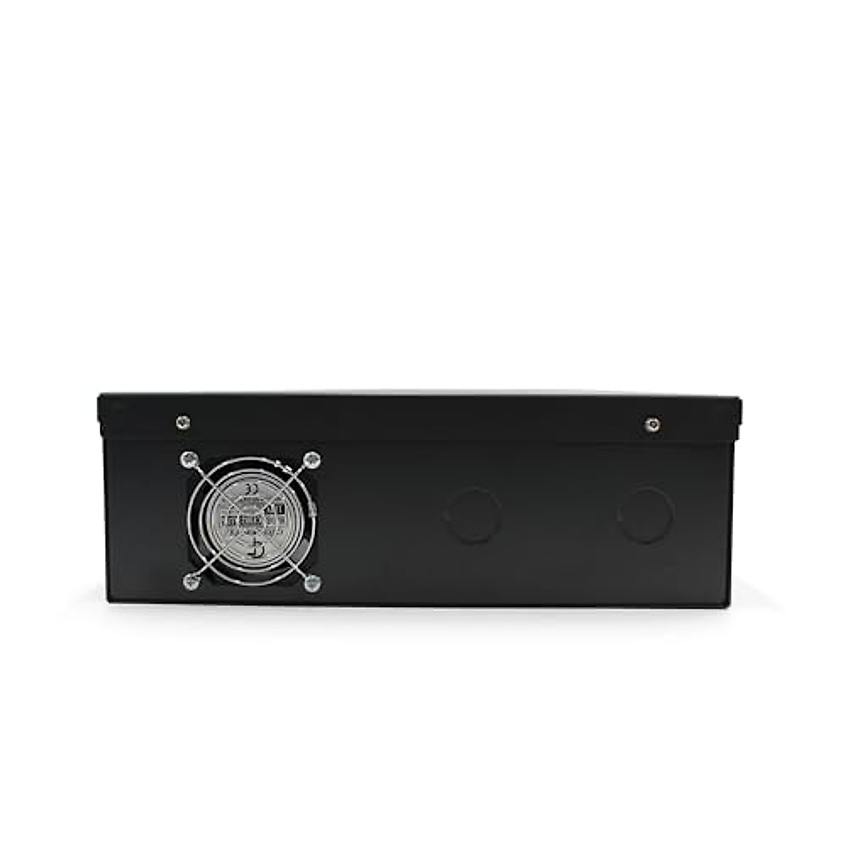 Heavy Duty Steel 18" x 18" x 5" DVR/PC Security Lock box with 16 Gauge steel walls, Exhaust Fan, Great electonics lock box for stores, gyms, classrooms, and any public place (BLACK, 15" x15"x5")