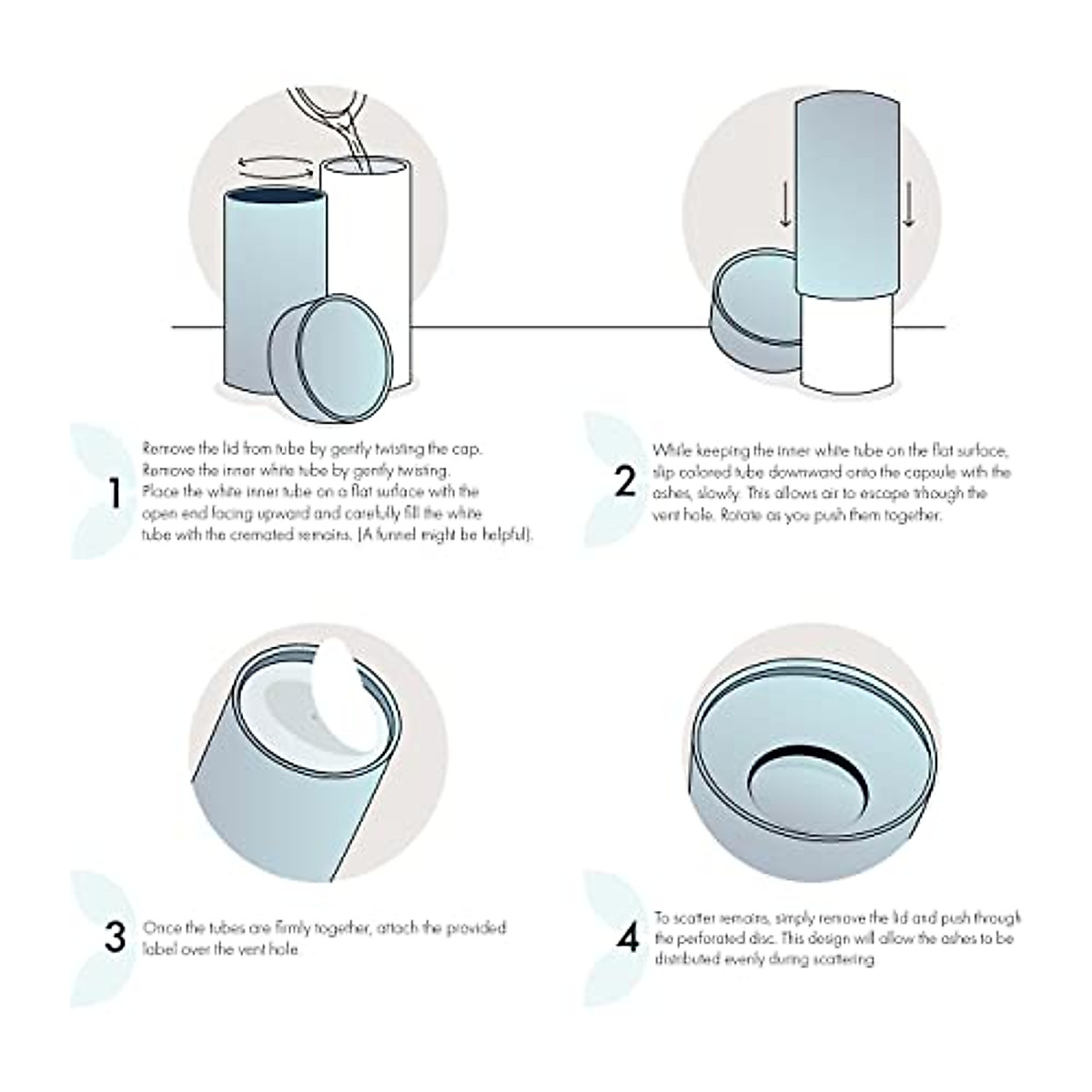 Hawaiian Sunset,Scattering Urns for Human Ashes Adult - Eco Friendly Biodegradable Urns for Human Ashes - Cremation Urns for Adult Ashes - Scattering Tube - Biodegradable Urns for Human Ashes