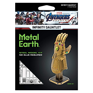 Metal Earth Marvel Avengers Infinity Gauntlet 3D Metal Model Kit Fascinations