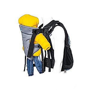 JP Copilot CarrierPak – 3-in-1 Baby Carrier, Diaper Bag, and Backpack, Black (8-30lb Carrier)