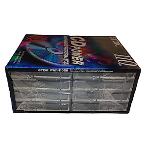 TDK CD Power 110 High Bias High Energy Performance Blank Audio Cassette Tapes - 8 Pack