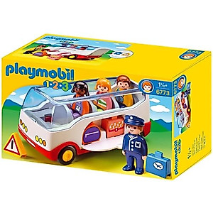 Playmobil 1.2.3 Airport Shuttle Bus