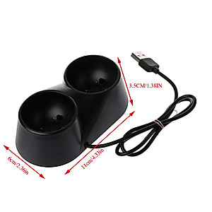 PS Move Motion Charging Station is Light, Compact and Easy to Place, Support Dual PS Move Charger
