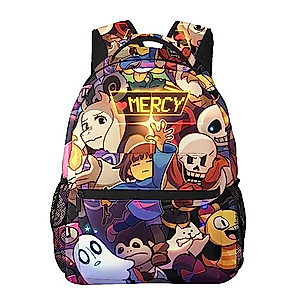 Wiqodme Un-der_tale Backpack Men Women Computer Bag Laptop Daypack for Casual Travel