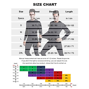 Sanke, 3 Pack Mens Compression Shirt Long Sleeve UV Protection Cooling Dry Fit Shirts Workout Baseball Undershirt, 3 Pack: White, Large