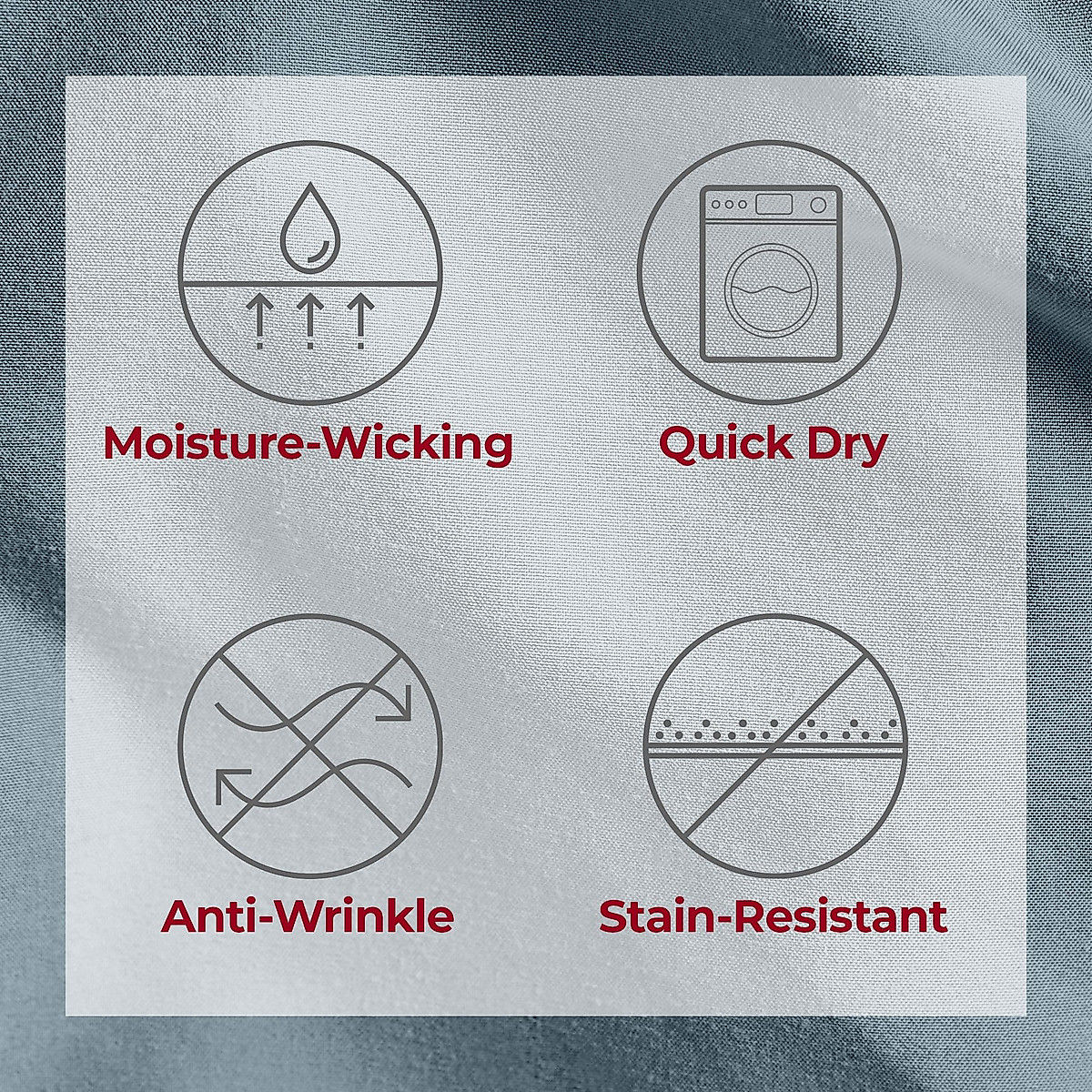 Mellanni Full Sheet Set - 6-Piece Iconic Collection Bedding, (Including 4 Pillowcases), 16-Inch Deep Pocket, Easy Care, Extra Soft, Cooling Sheets, Brushed Microfiber - Spa Blue