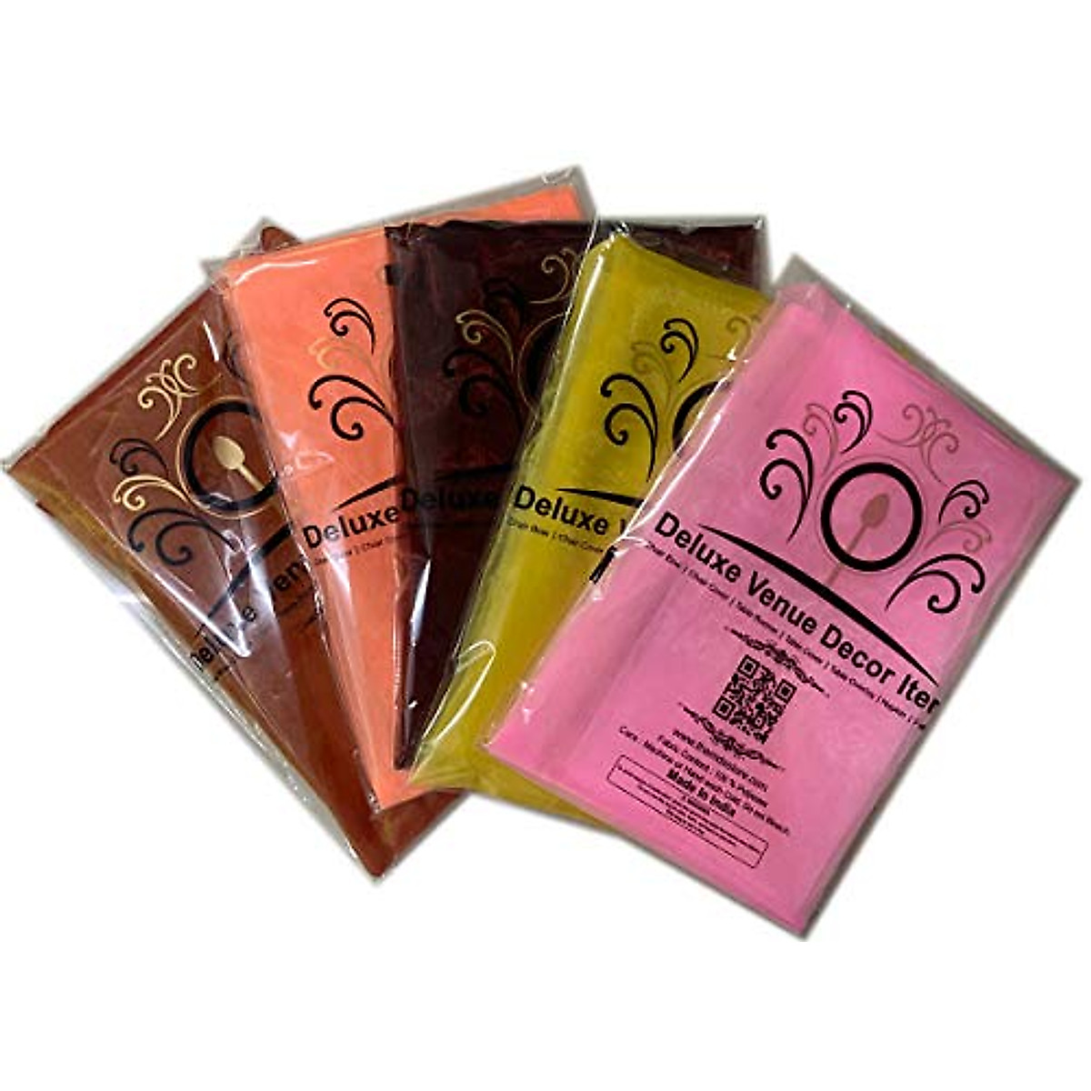 MDS Pack of 10 Yard Bridal Solid Sheer Organza Fabric Bolt for Wedding Dress,Fashion, Crafts, Decorations Silky Shiny Organza 44”- White