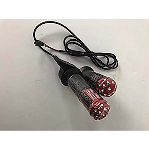 NBPOWER 2019 Style Universal Voltage Twist Throttle, 24V 36V 48V 3 Wire Twist Throttle Hand Grip for Electirc Scooter Bike, for E-Bike DIY Conversion Kit Parts,Electric Bike kit.