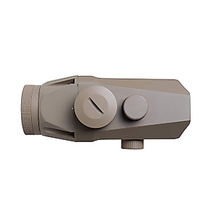 Monstrum P332 Raven 3X Prism Scope | Flat Dark Earth | 5 Slot Adjustable Height Riser Mount | Bundle…