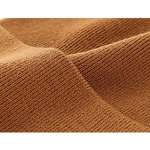 Home Prefer Toddler Beanie for Boys Girls Baby Kids Beanies Warm Knit Winter Hat Light Brown 2-8 Years