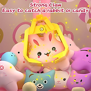 Skirfy Mini Claw Machines for Kids, Candy Dispenser Vending Machine Toys for Girls, Christmas Games Trendy Cool Stuff with Unicorns Toy, Arcade Games Machines Family Day Birthday Gifts for Kids