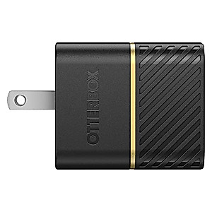 OtterBox Wall Charger USB-C, 20W + OtterBox USB C-C 1M Cable- BLACK SHIMMER