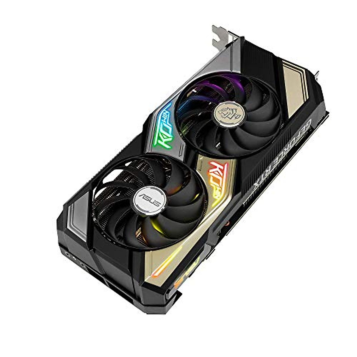 ASUS KO NVIDIA GeForce RTX 3060 Ti OC Edition 8GB GDDR6 Gaming Graphics Card (PCIe 4.0, 8GB GDDR6 Memory, HDMI 2.1, DisplayPort 1.4a, Axial-tech Fan Design, 0dB Technology, Enduring capacitors)