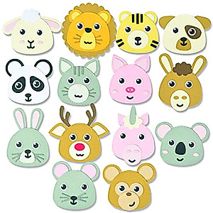 Sizzix Thinlits Die Set 20PK Build an Animal by Pete Hughes, 665817, Multicolor